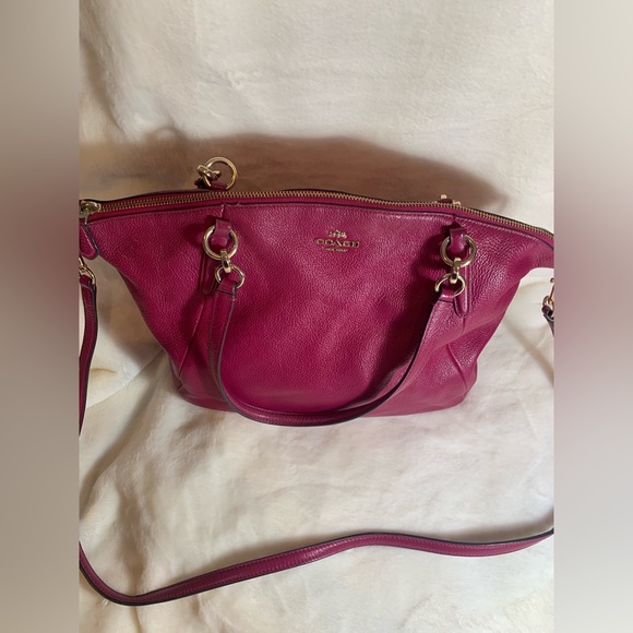 Coach | Bags | Coach Hot Pink Crossbody Pocketbook | Poshmark